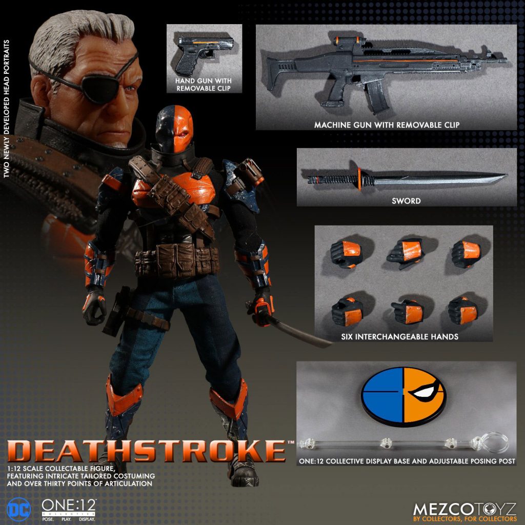 Deathstroke One 12 Collective Action Figure by Mezco Toyz ...