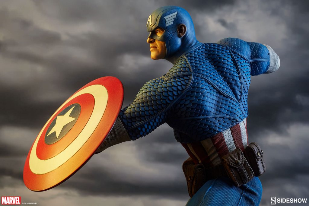 Captain America Avengers Assemble Statue by Sideshow Collectibles ...
