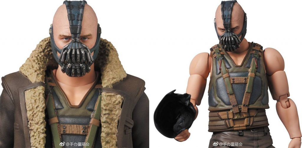The Dark Knight Joker 2.0 and Dark Knight Rises Bane MAFEX Figures by ...