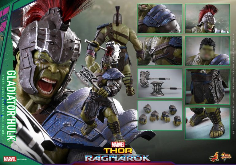 Thor Ragnarok Gladiator Hulk Sixth Scale Figure by Hot Toys ...