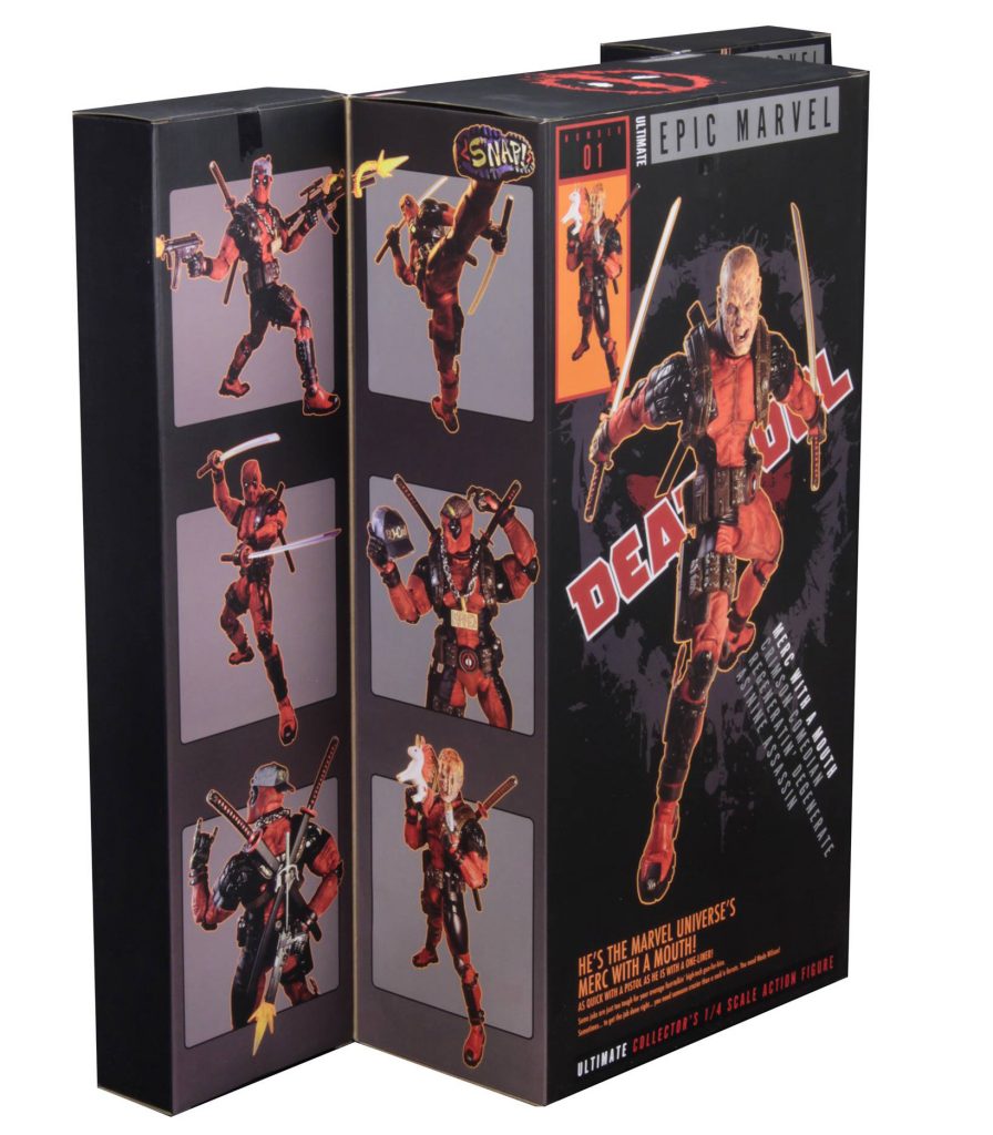 NECA Deadpool Ultimate Figure Packaging | ActionFiguresDaily.com