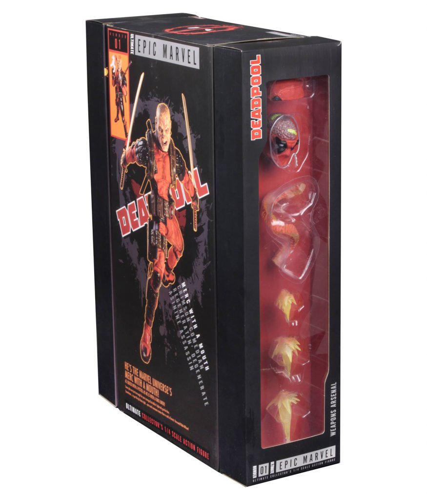 NECA Deadpool Ultimate Figure Packaging | ActionFiguresDaily.com