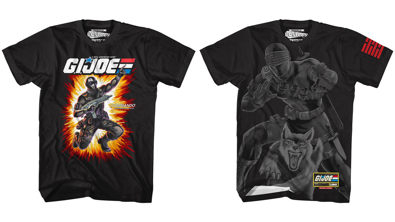 GI Joe Snake Eyes Retro Shirts for Toy Collectors | ActionFiguresDaily.com