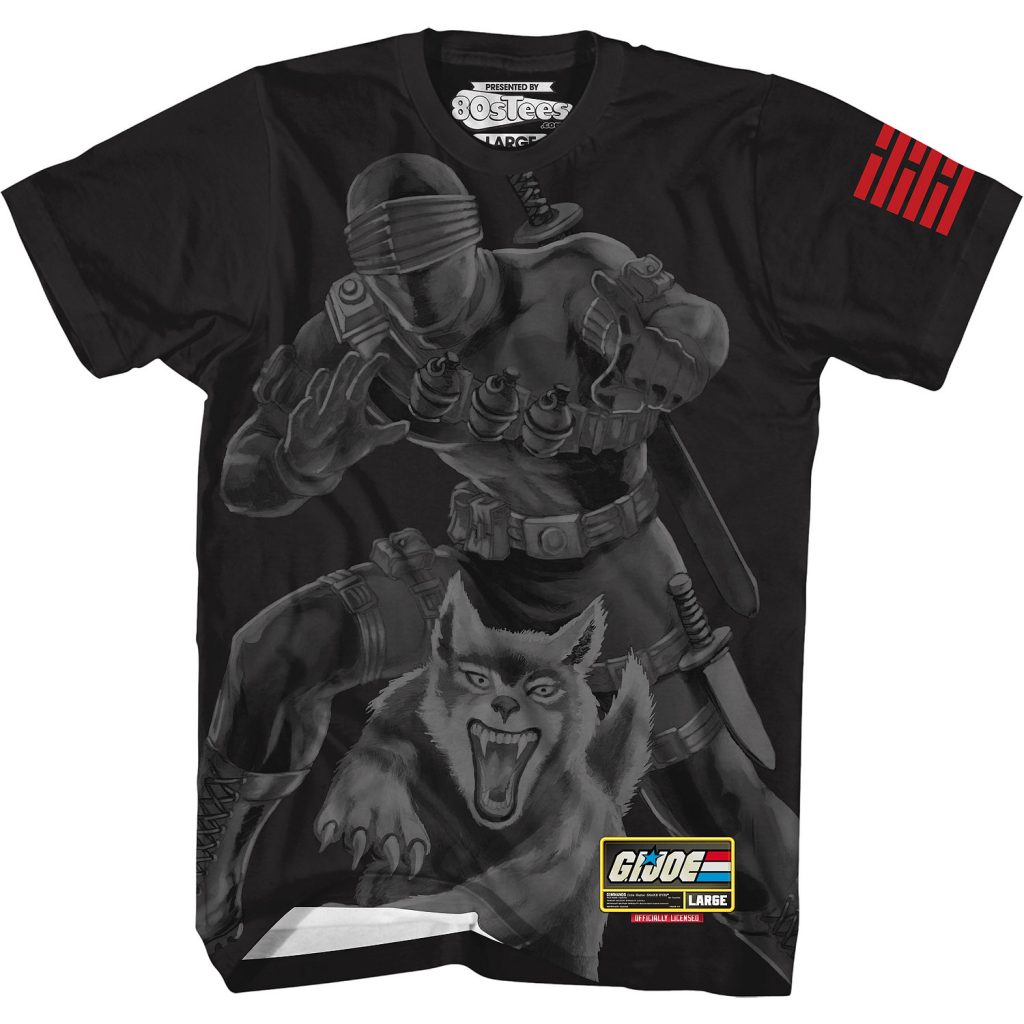 GI Joe Snake Eyes Retro Shirts for Toy Collectors | ActionFiguresDaily.com
