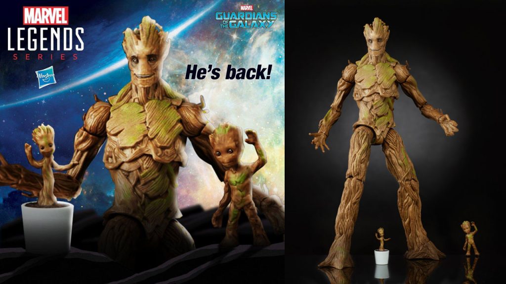Marvel Legends Groot Evolution Action Figure Set | ActionFiguresDaily.com
