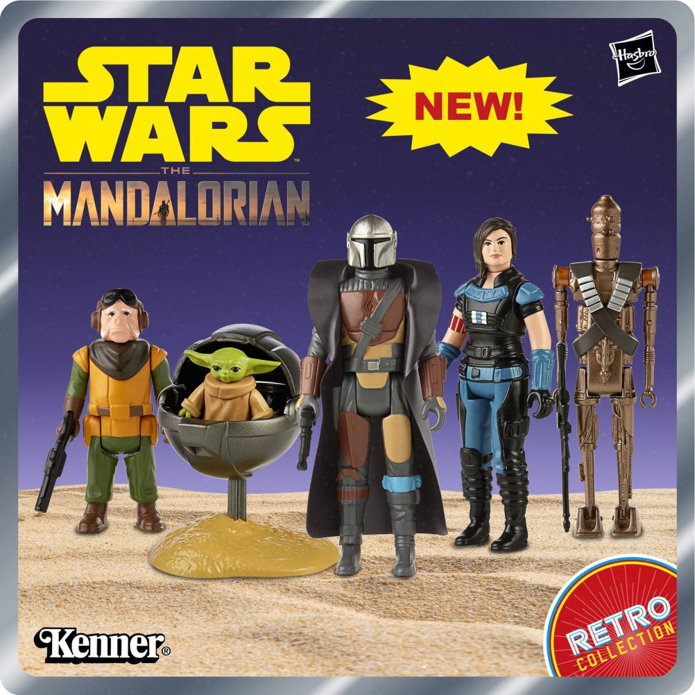 Star Wars Retro Collection Mandalorian Wave 1 Action Figures Preorder ...