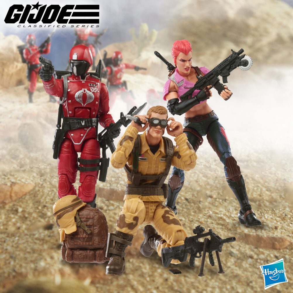 GI Joe Classified Zarana Dusty Crimson Guard Action Figures