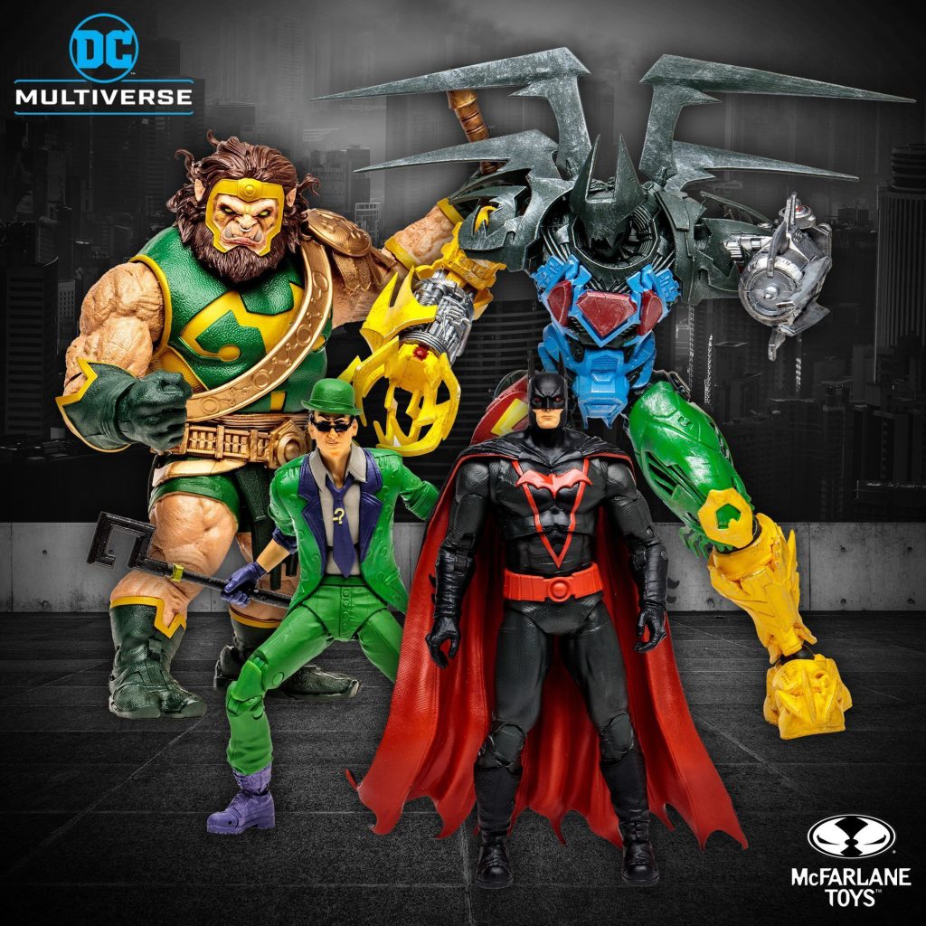 DC Multiverse Earth 2 Batman The Riddler Megafig Kalibak Fulcum ...
