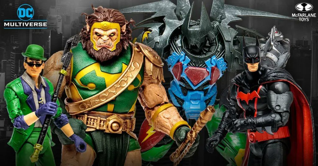 DC Multiverse Earth 2 Batman The Riddler Megafig Kalibak Fulcum ...