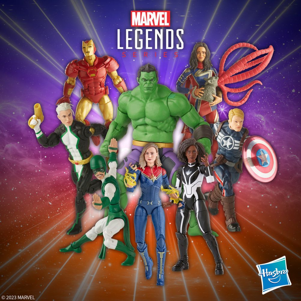 Marvel Legends The Marvels Totally Awesome Hulk BAF Wave 1 Action Figures