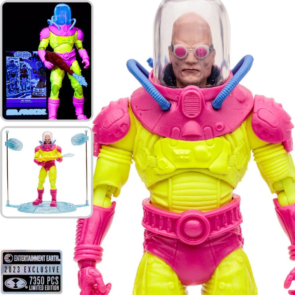 DC Multiverse Mr Freeze Black Light Gold Label Action Figure