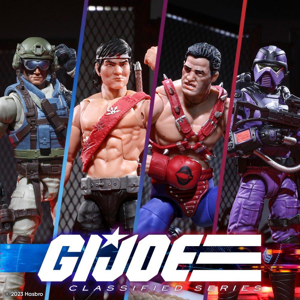 GI Joe Classified Airborne Quick Kick Big Boa Cobra Techno Viper Retro ...